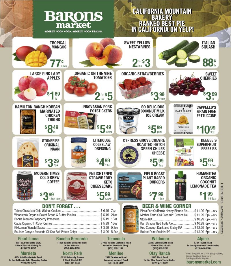 Weekly Ad - Barons Market